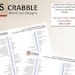 PDF Scrabble Word List Cheat Sheet: 2 Letters Words and Their "hooks ...