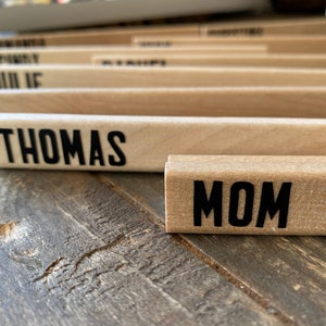 A Custom Scrabble Letter Holder Rack Customized With Name or Phrase ...