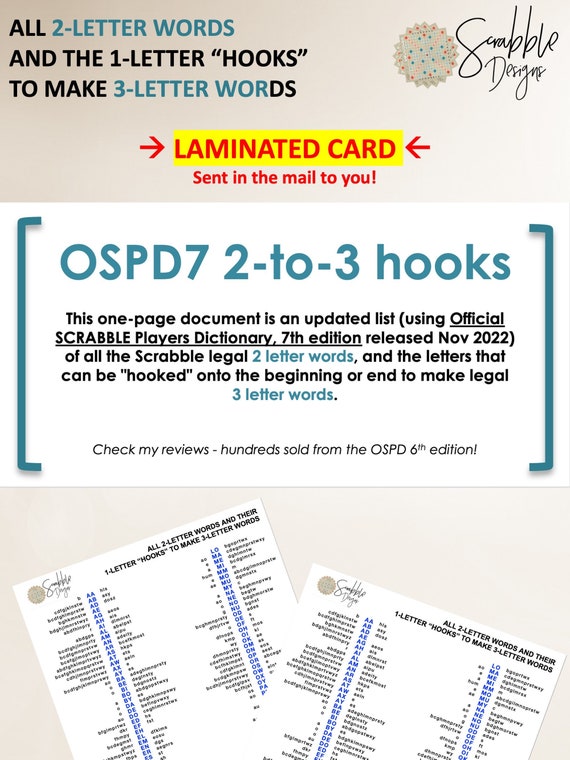 Letter Word Cheat Sheet