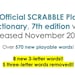 PDF Scrabble Word List Cheat Sheet: 3 Letters Words and Their "hooks ...