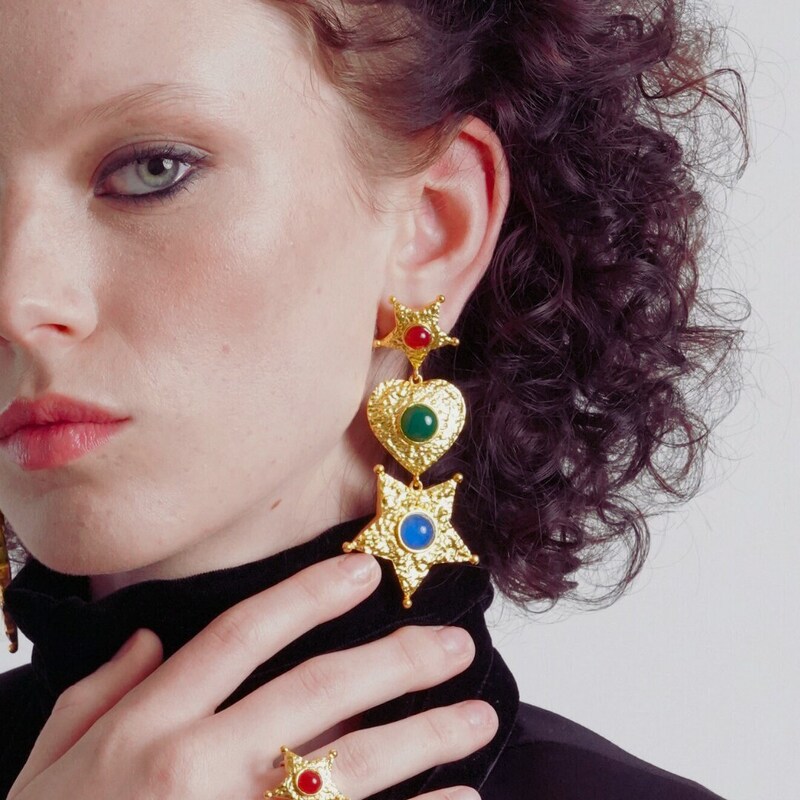 Statement Earrings - Etsy