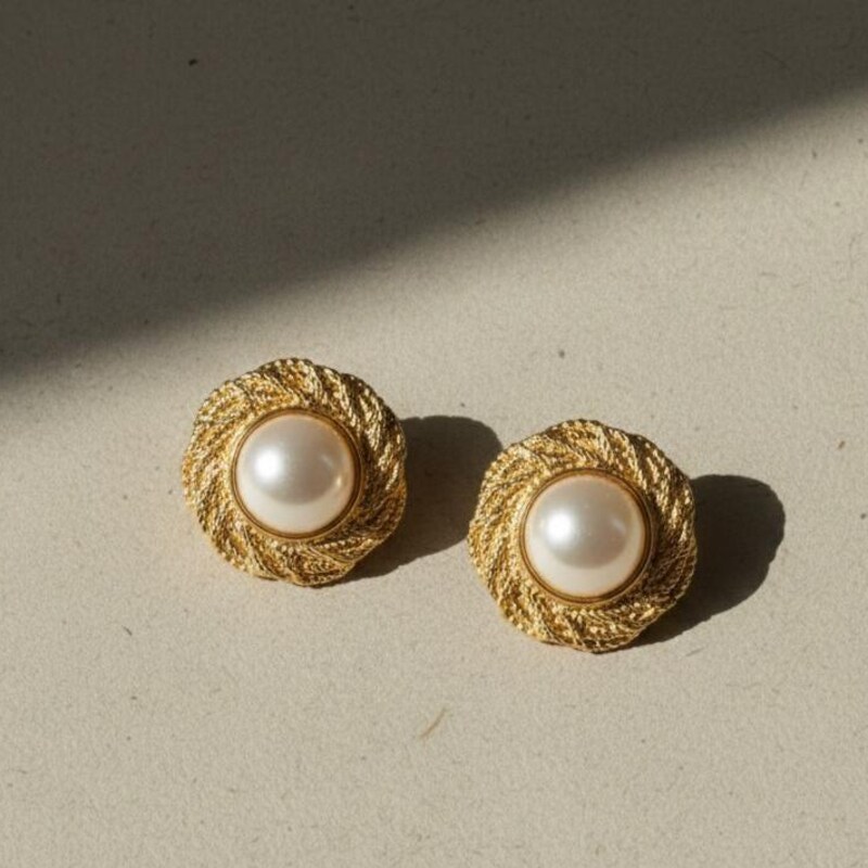 Real 80s Vintage Earrings - Etsy