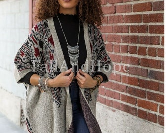 Boho Cape | Etsy