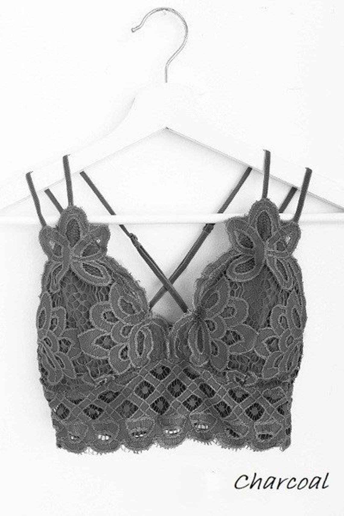 Plus Size Bralettes For Women Crochet Lace Bralette Etsy