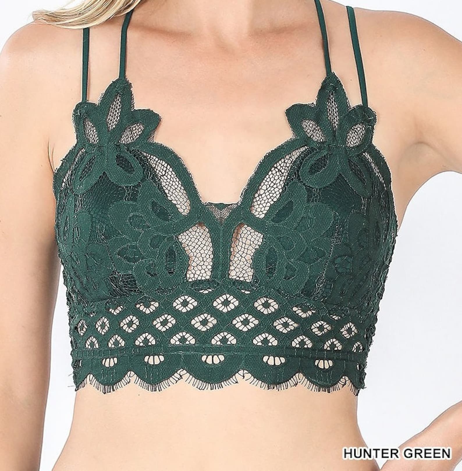 Plus Size Bralettes For Women Crochet Lace Bralette Etsy