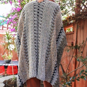 Magenta Pink Boho Knit Ruana for Women Bohemian Poncho Ruana - Etsy