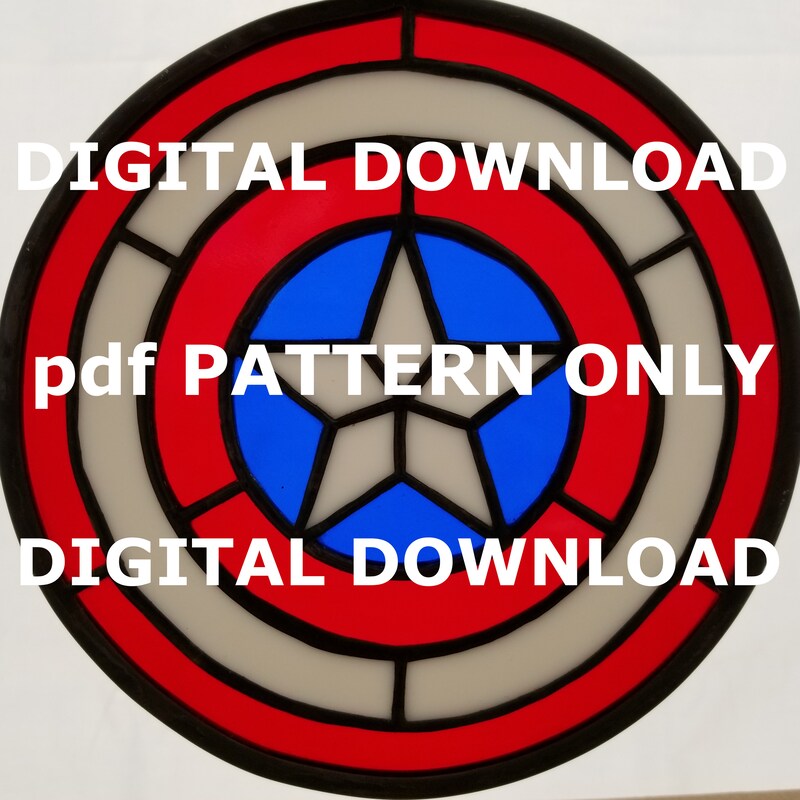 Stained Glass Shield - Etsy