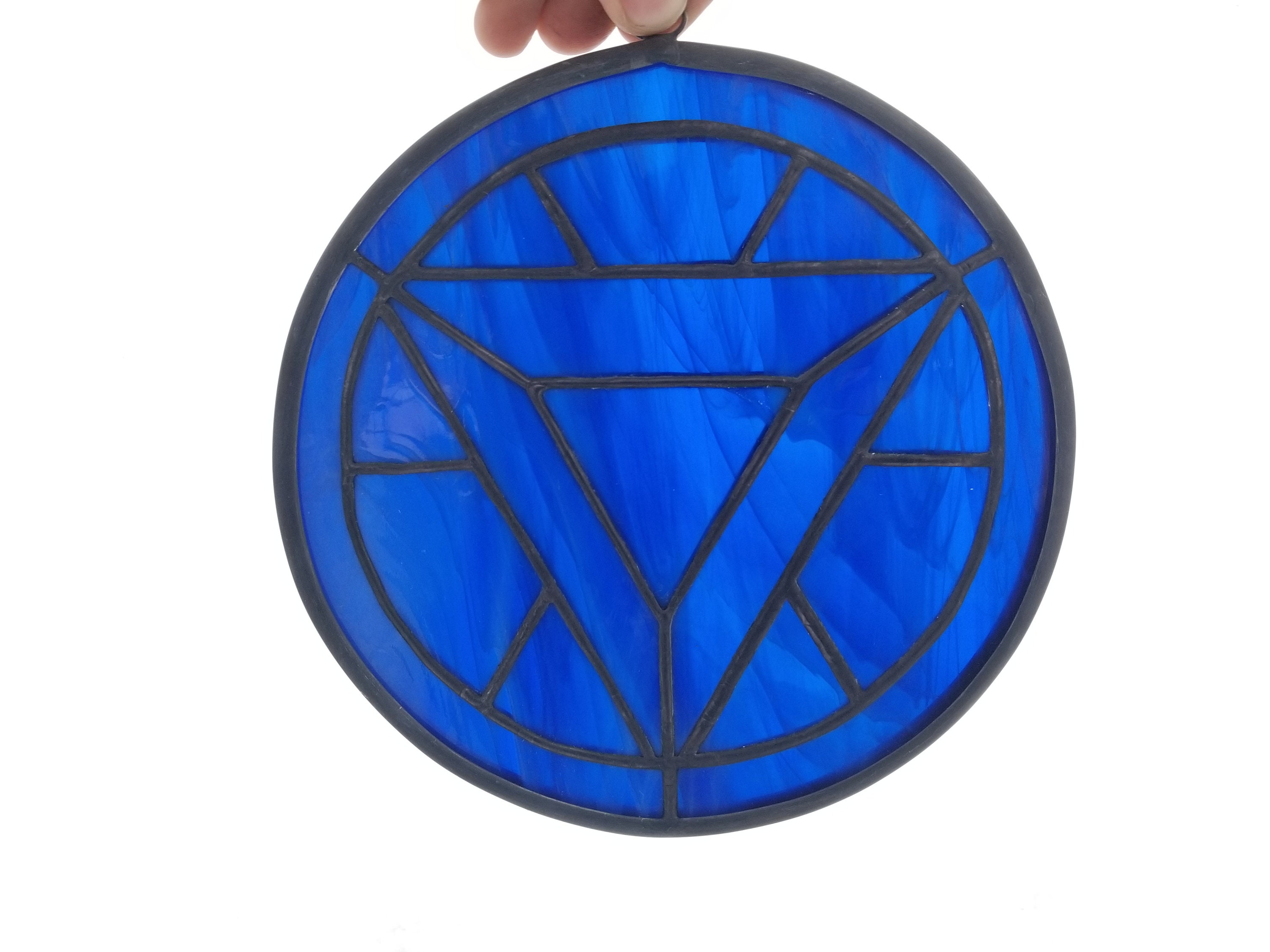 Iron Man Arc Reactor Stained Glass - Etsy