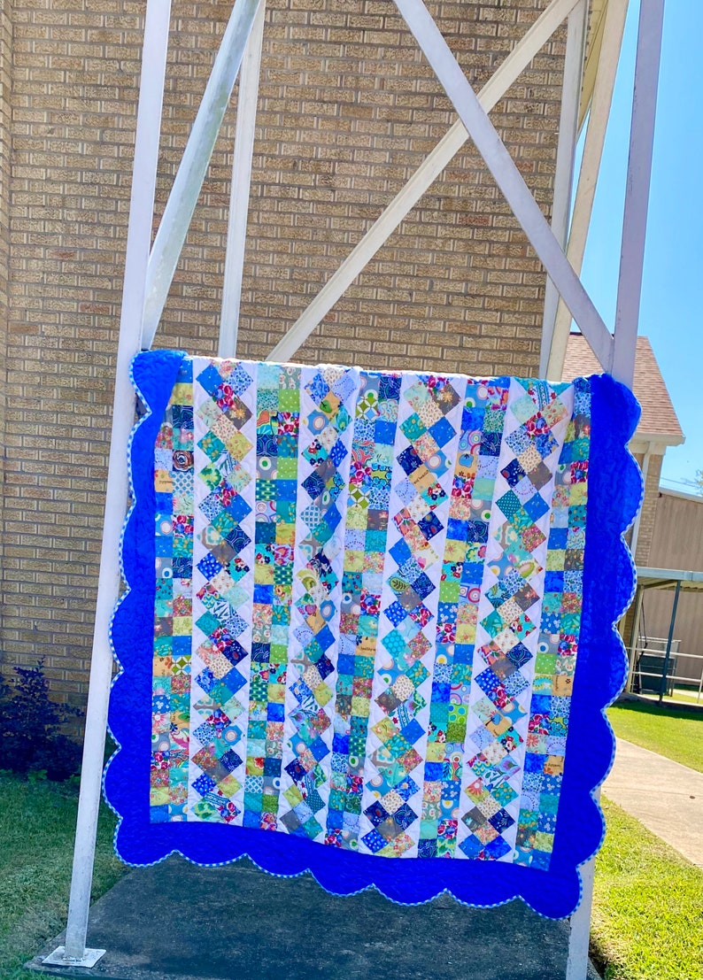 Scrappy Columns Quilt Pattern | Etsy