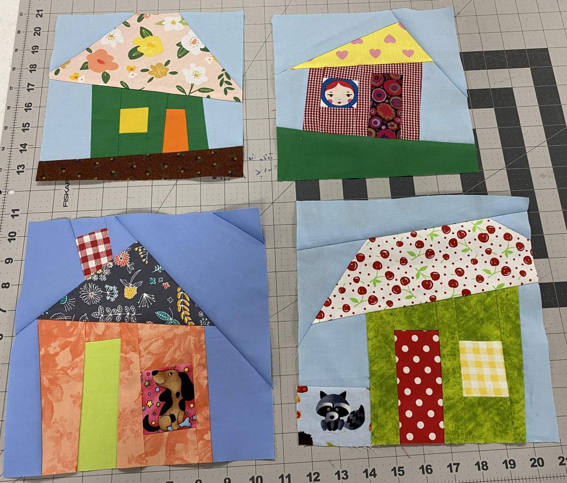 Wonky Town and Wonky Border Tutorial - Etsy