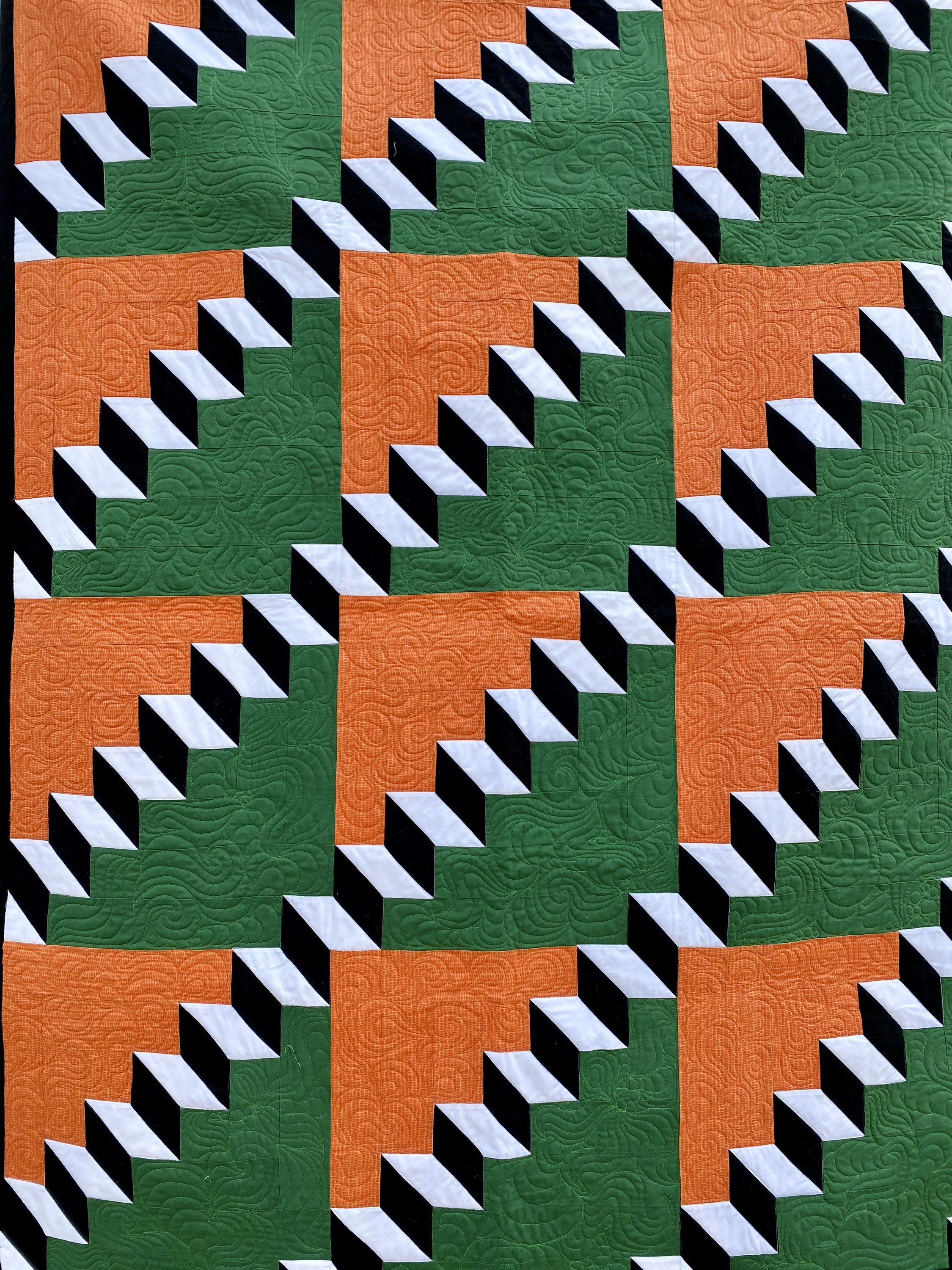 Escher Steps Quilt Pattern