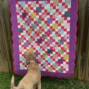Four Patch Chain Quilt - Etsy