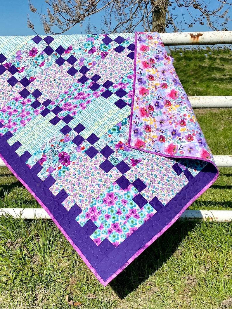 Zipper Squares Quilt Pattern - Etsy