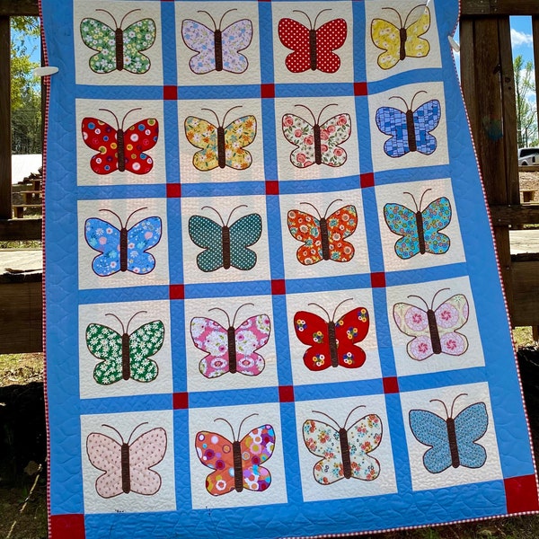 Butterfly Quilt - Etsy