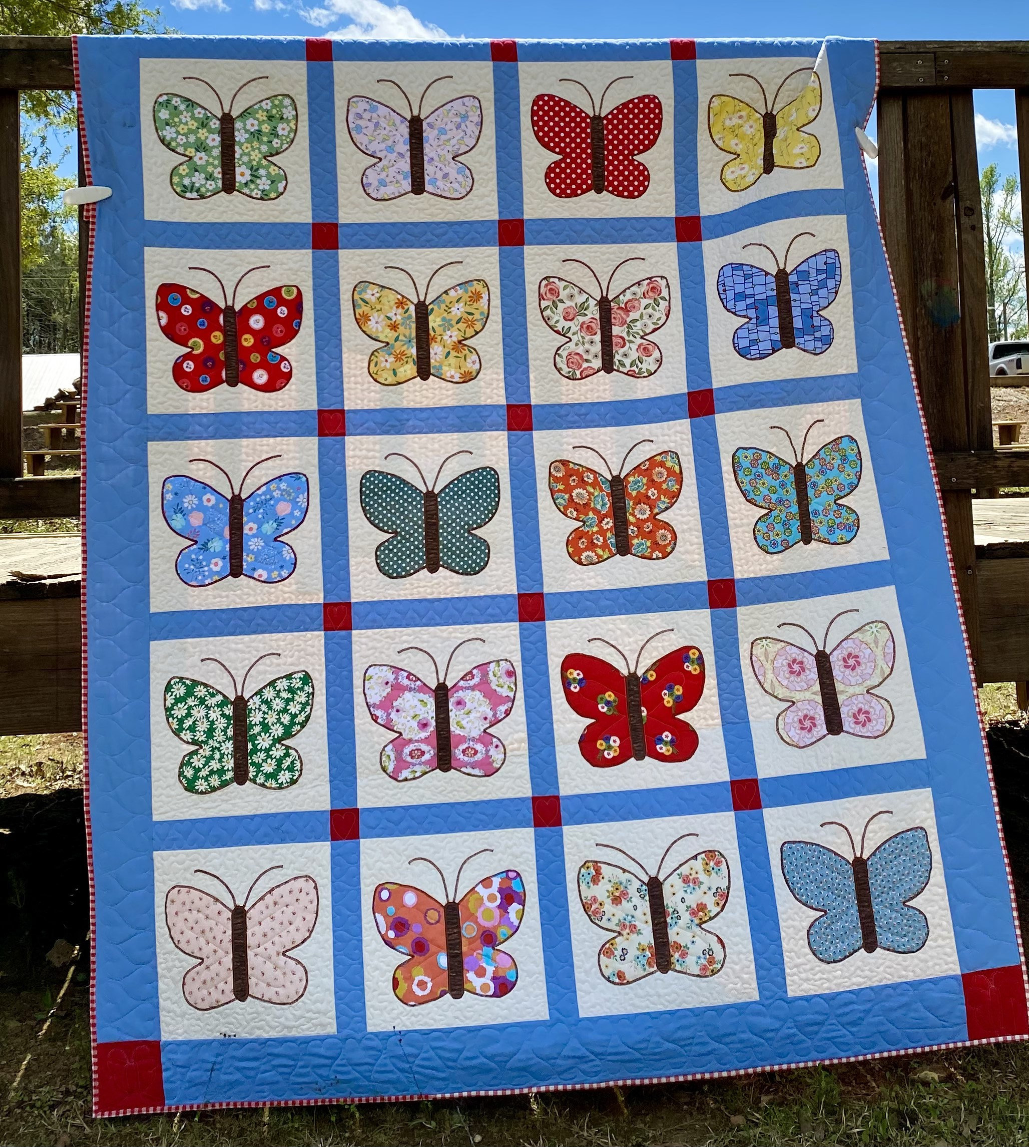 Vintage Butterfly Quilt Pattern - Etsy