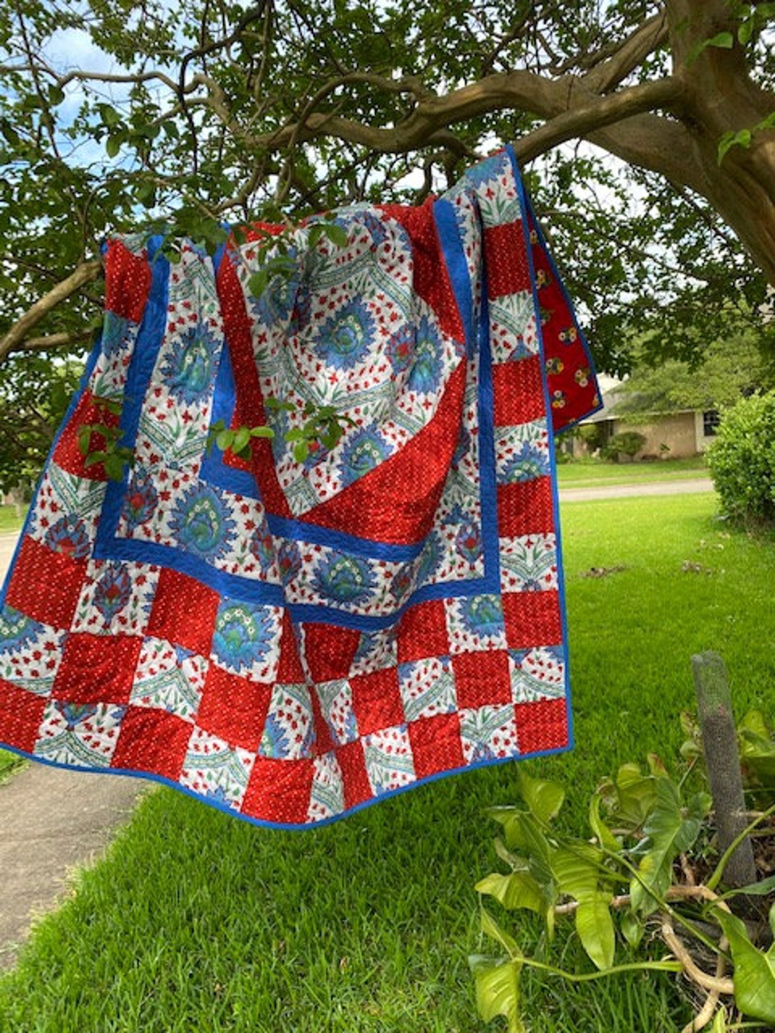 Amish Diamond Throw Quilt Pattern | Etsy