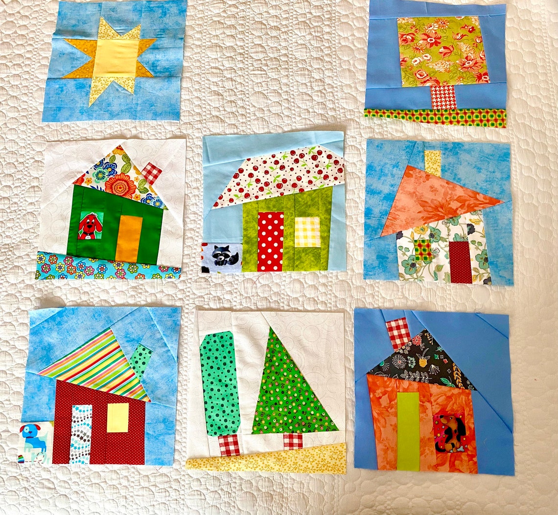 Wonky Town and Wonky Border Tutorial - Etsy