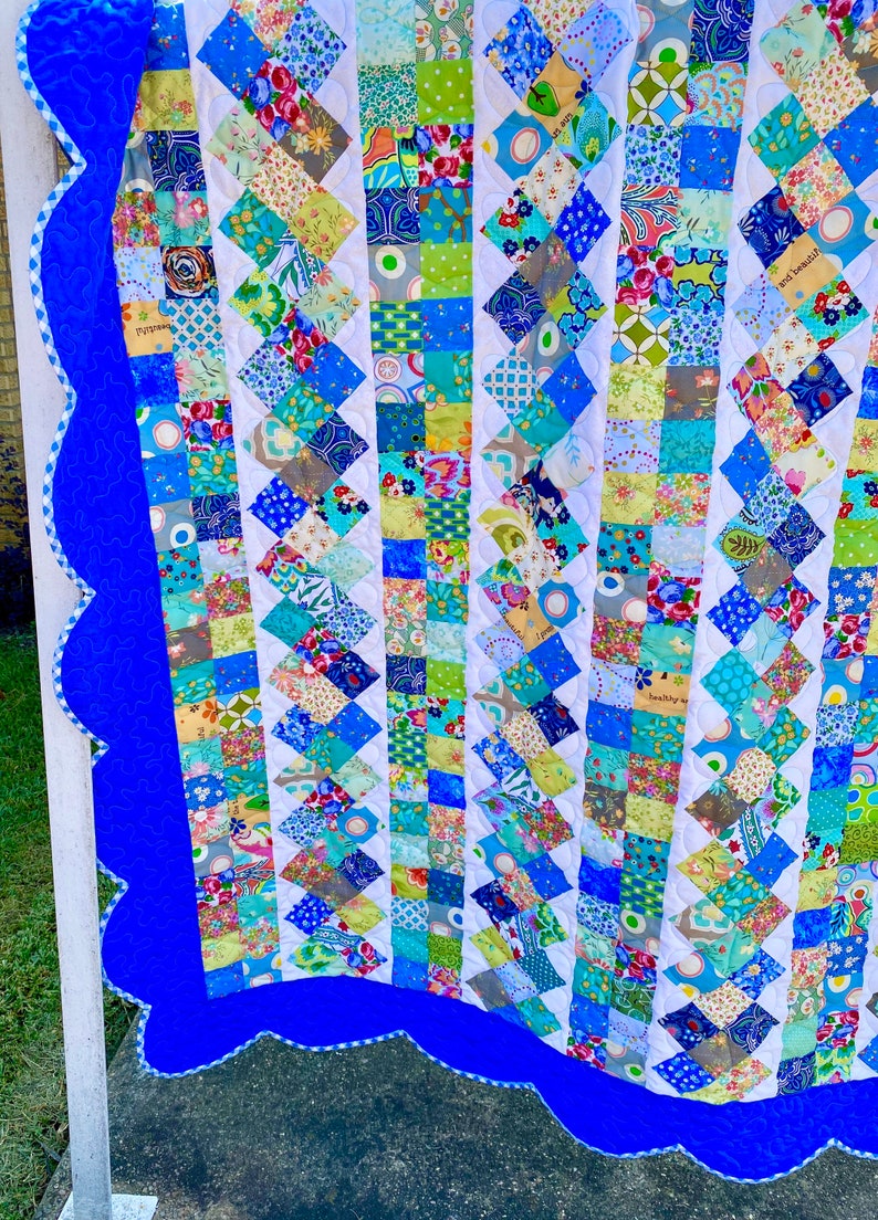 Scrappy Columns Quilt Pattern | Etsy