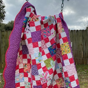 Four Patch Chain Quilt - Etsy