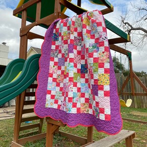 Four Patch Chain Quilt - Etsy