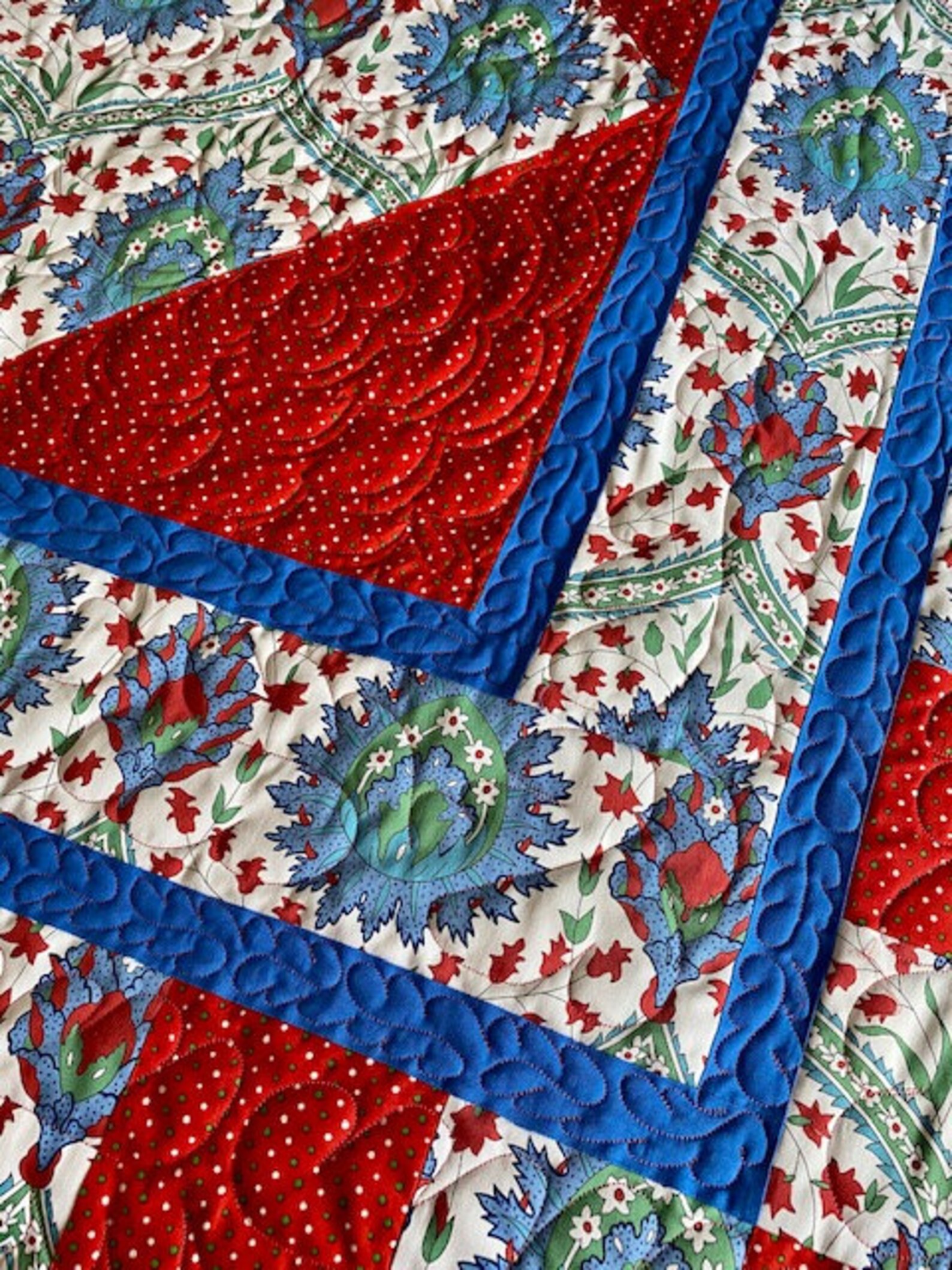 Amish Diamond Throw Quilt Pattern | Etsy