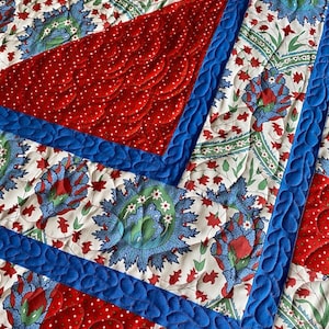 Amish Diamond Throw Quilt Pattern - Etsy