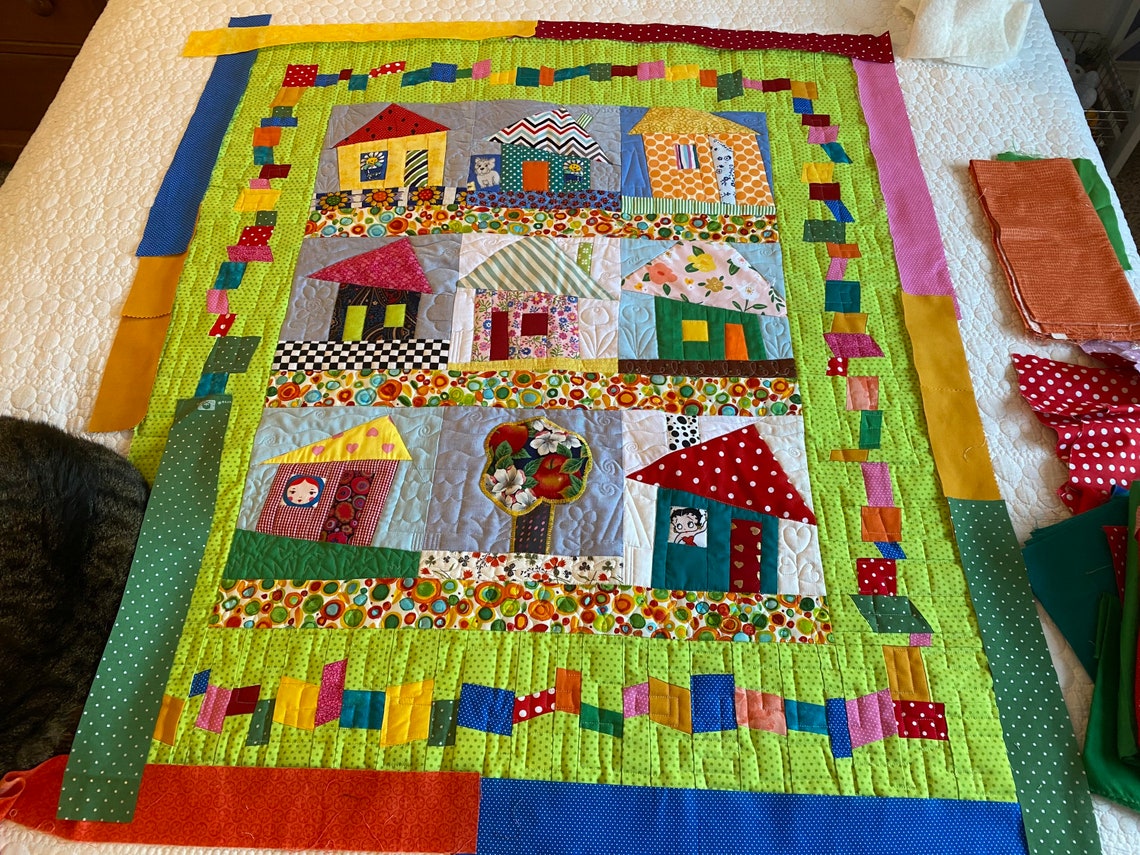Wonky Town and Wonky Border Tutorial - Etsy
