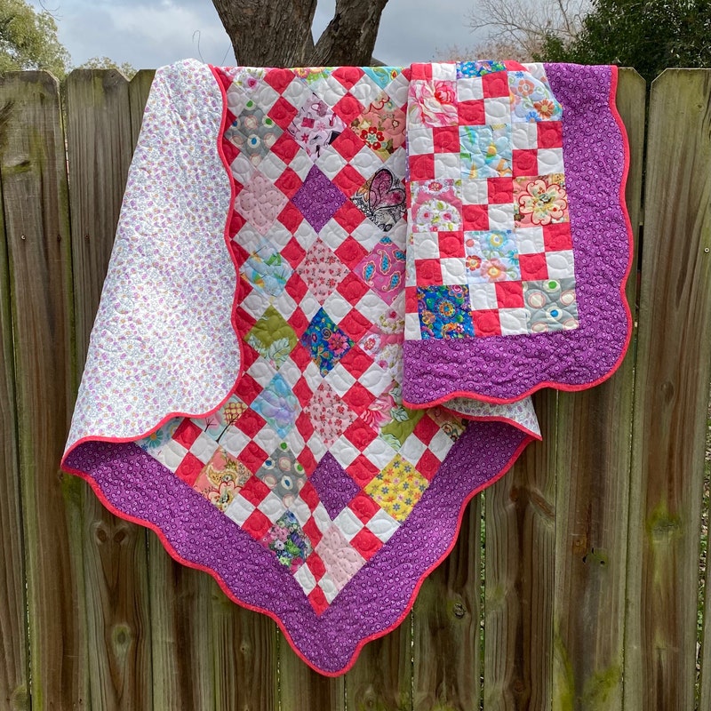 Four Patch Quilt Pattern - Etsy