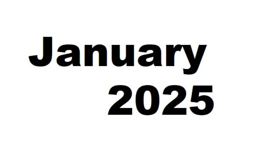 Custom Birthday Sign for January 2025 - Etsy
