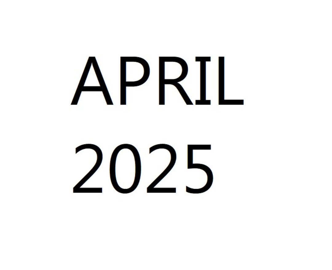 Custom Birthday Sign (for APRIL 2025) - Etsy