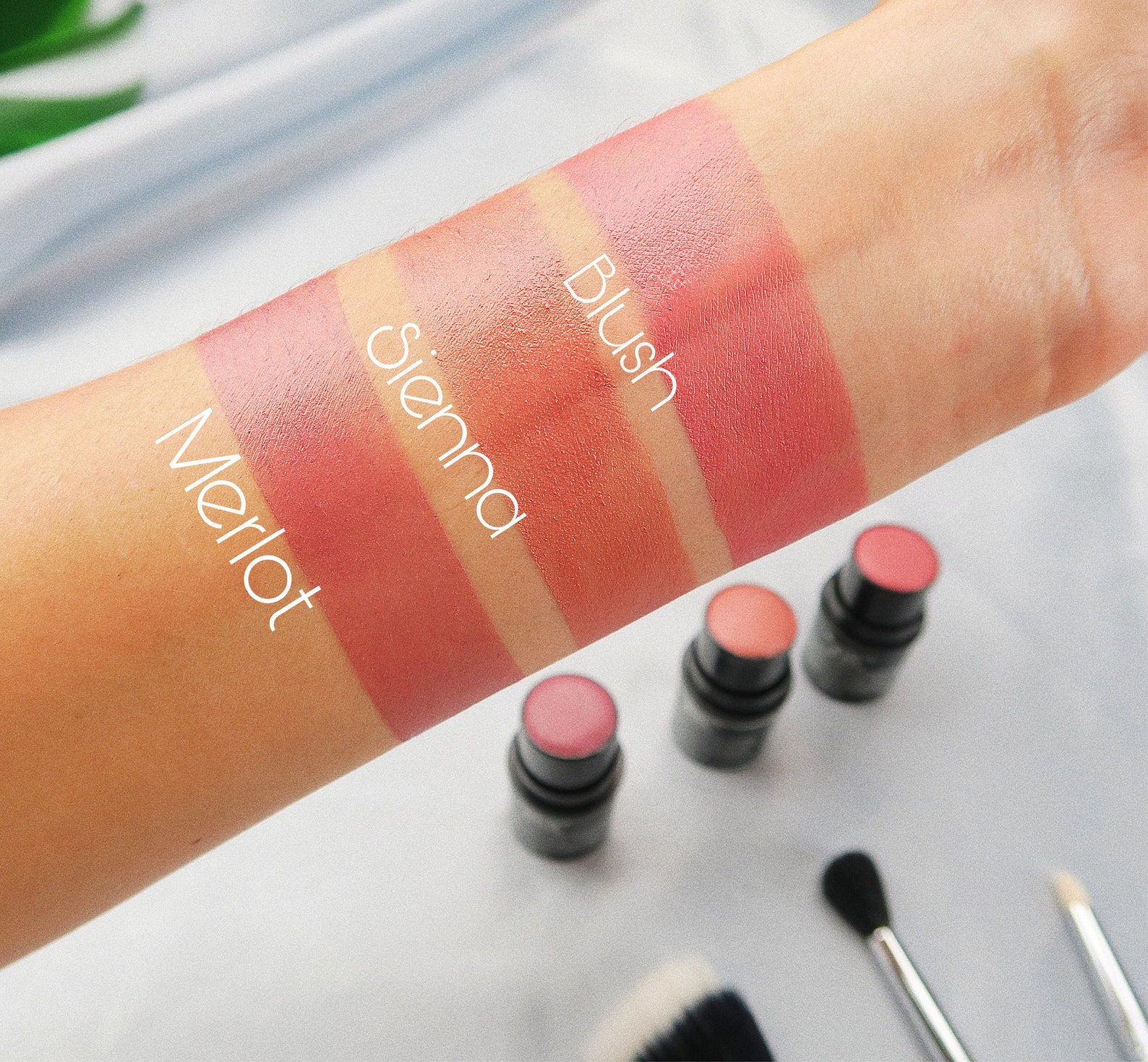 Cheek Lips Tint Sienna / Vegan Blush, Cruelty Free Makeup, Gluten Free ...