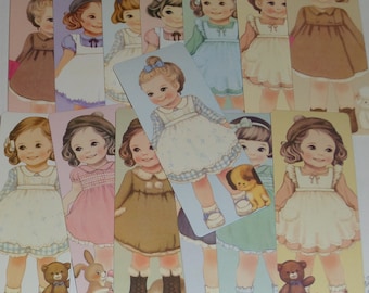 Retro paper dolls | Etsy