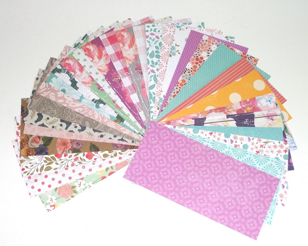 30 Pcs of Scrap Paper, Variety Pack, Random, Craft Supplies, Paper ...