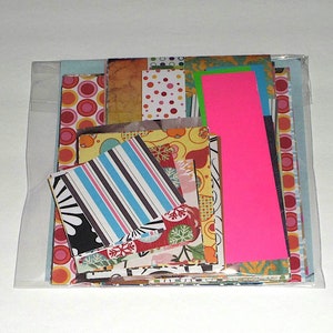 100 Pcs of Scrap Paper, Variety Pack, Random, Craft Supplies, Paper ...