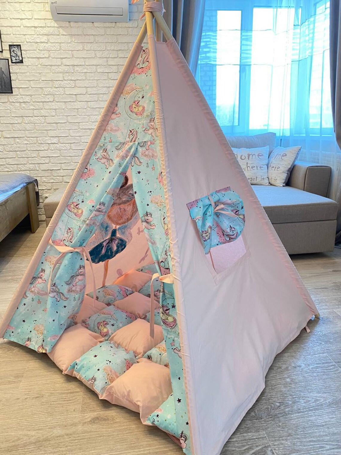 Original Toddler Teepee for girl with stabilizer active Game | Etsy