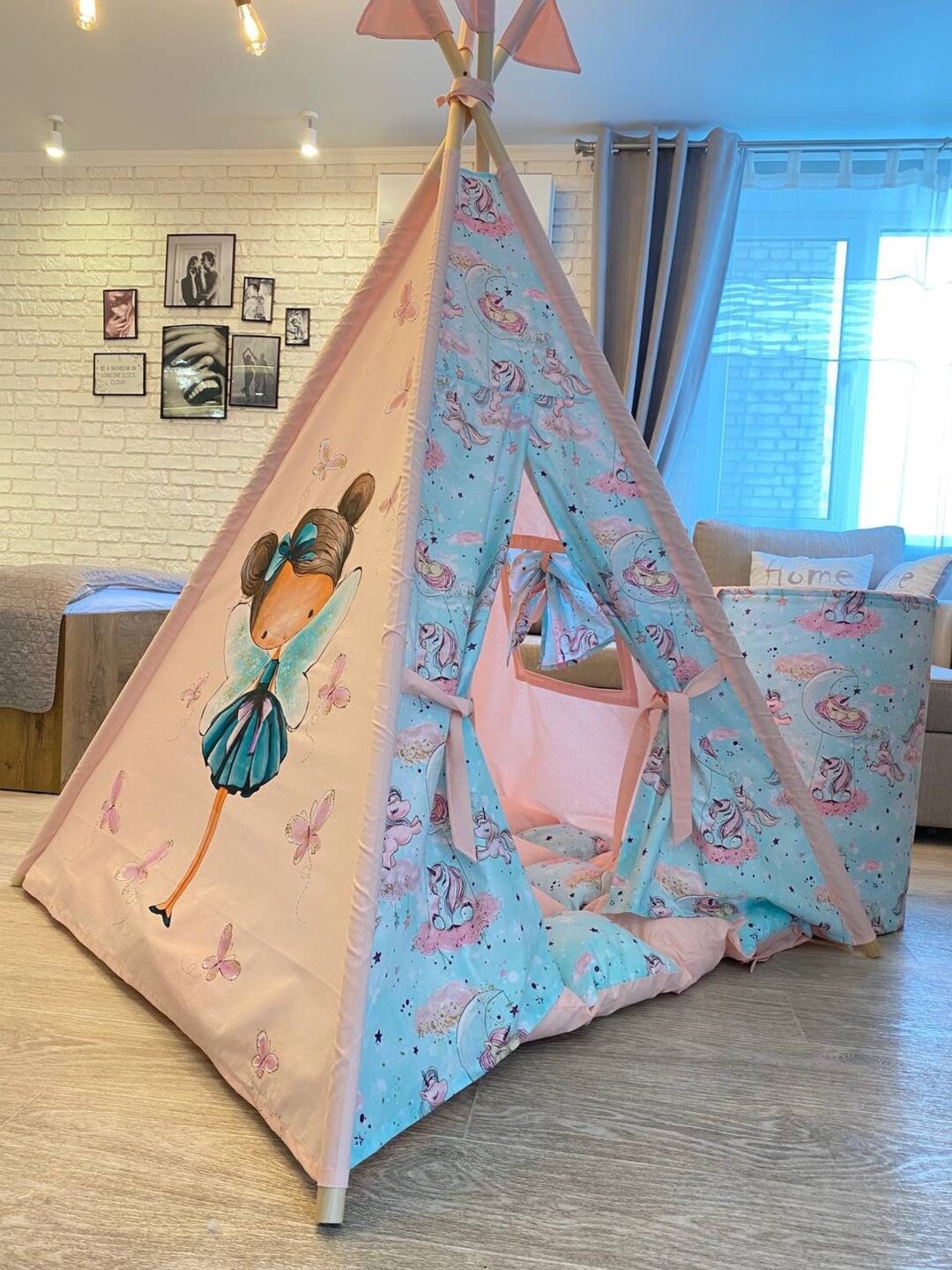 Original Toddler Teepee for Girl With Stabilizer Active Game Individual ...