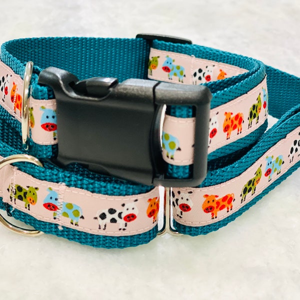 Cow Dog Collar - Etsy