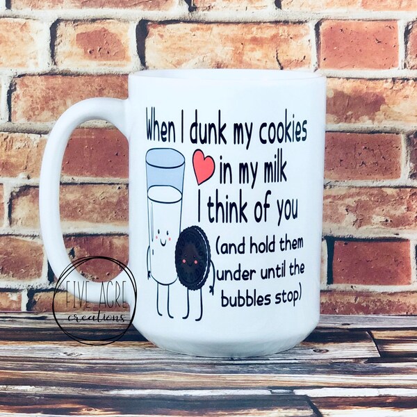 Cookies Milk Cup - Etsy