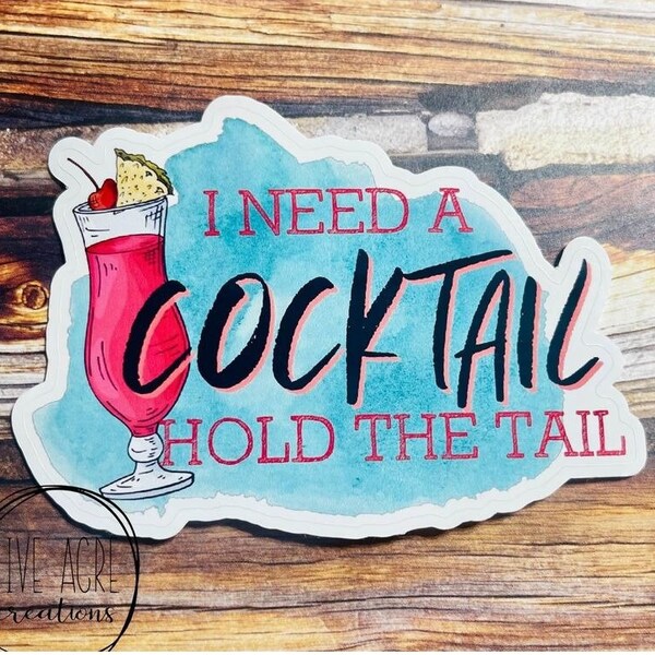 Cocktail Decal - Etsy