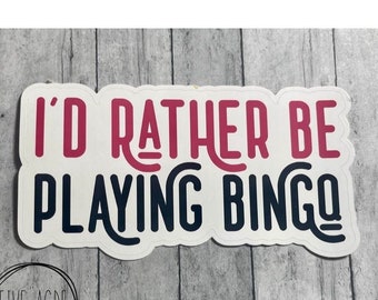 Bingo Funny Decal - Etsy
