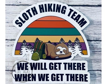 Sloth Hiking Team - Etsy