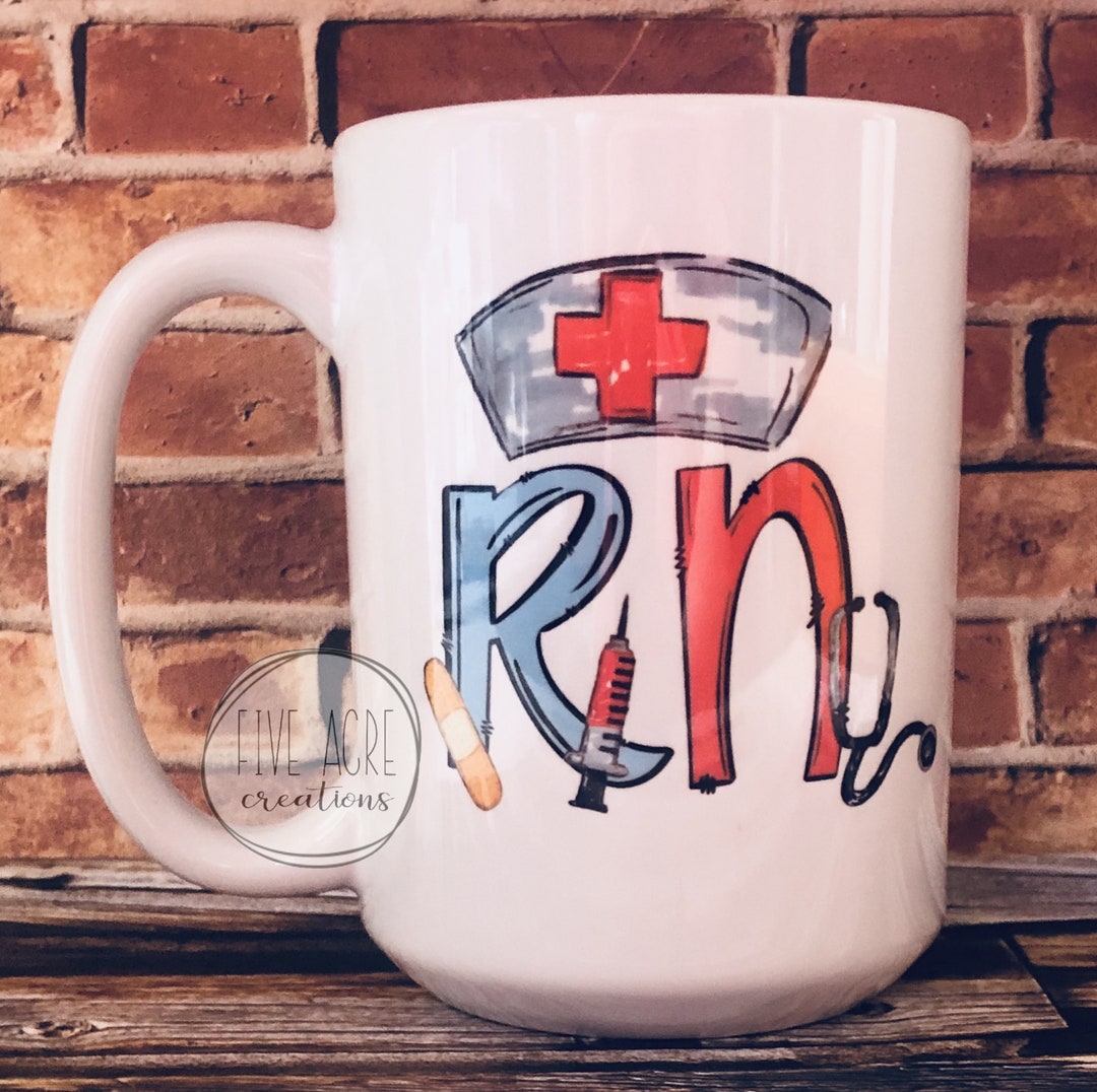 Nurse Coffee Mug CNA LPN RN Cute Mugs Co-worker Gift - Etsy