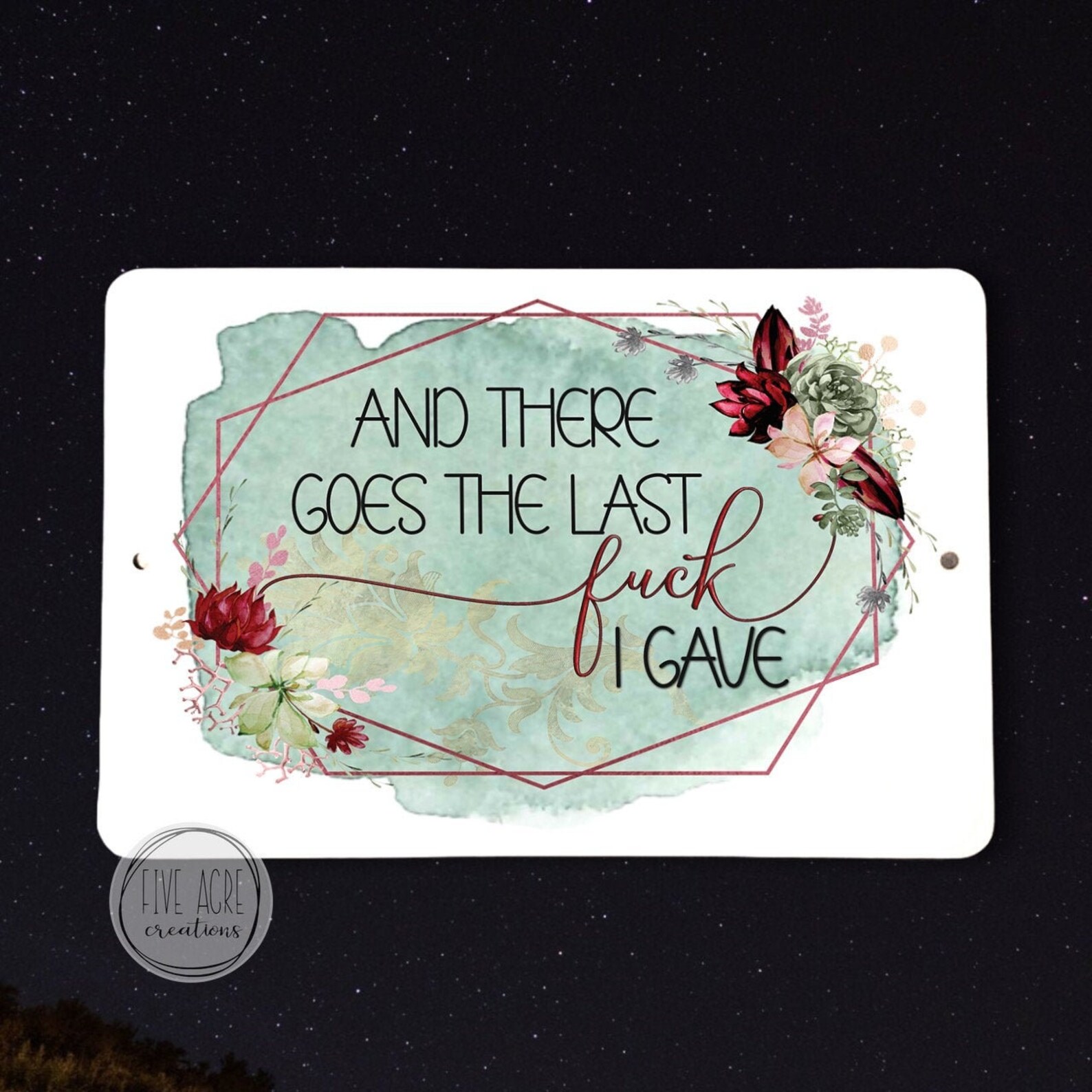 Funny Sassy Sign Metal Sign Tin Sign And There Goes Last | Etsy