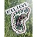 Bigfoot Waterproof Sticker - Weatherproof Vinyl Decal - Believe -bumper ...
