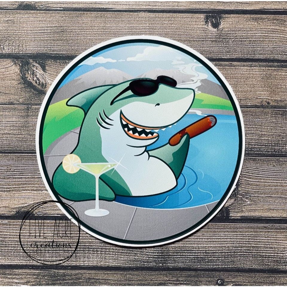 Shark Underwater Pool Decals