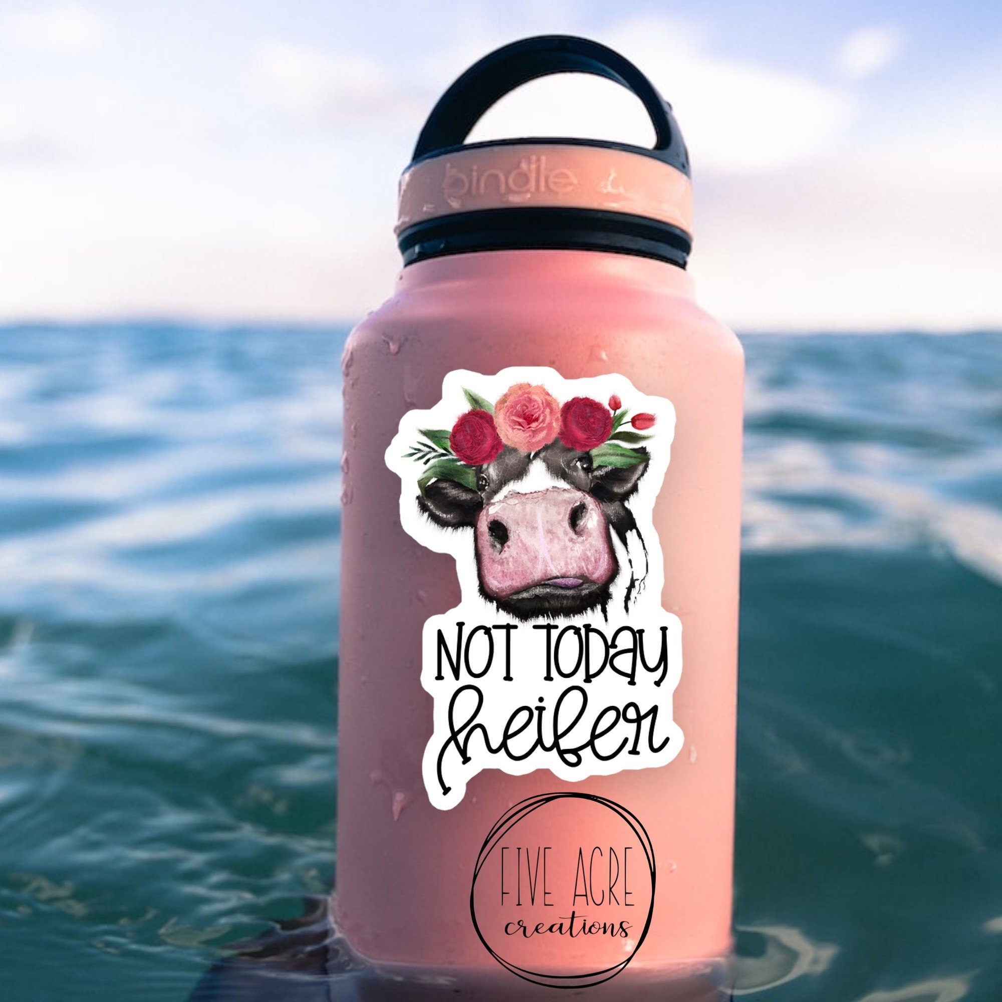 Funny Cow Waterproof Sticker Car Decal Laptop Sticker - Etsy