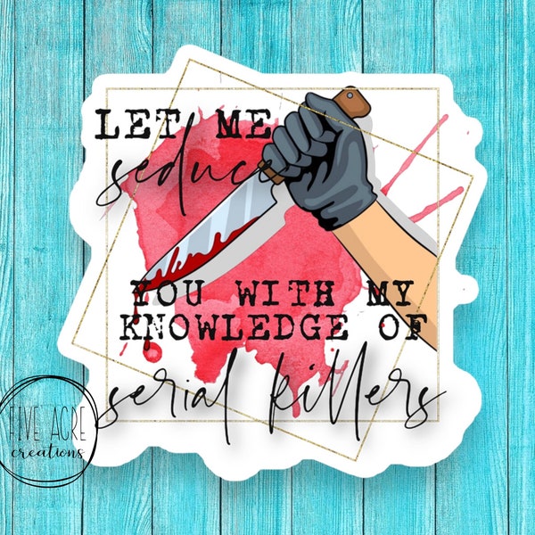 Serial Killer Decals - Etsy