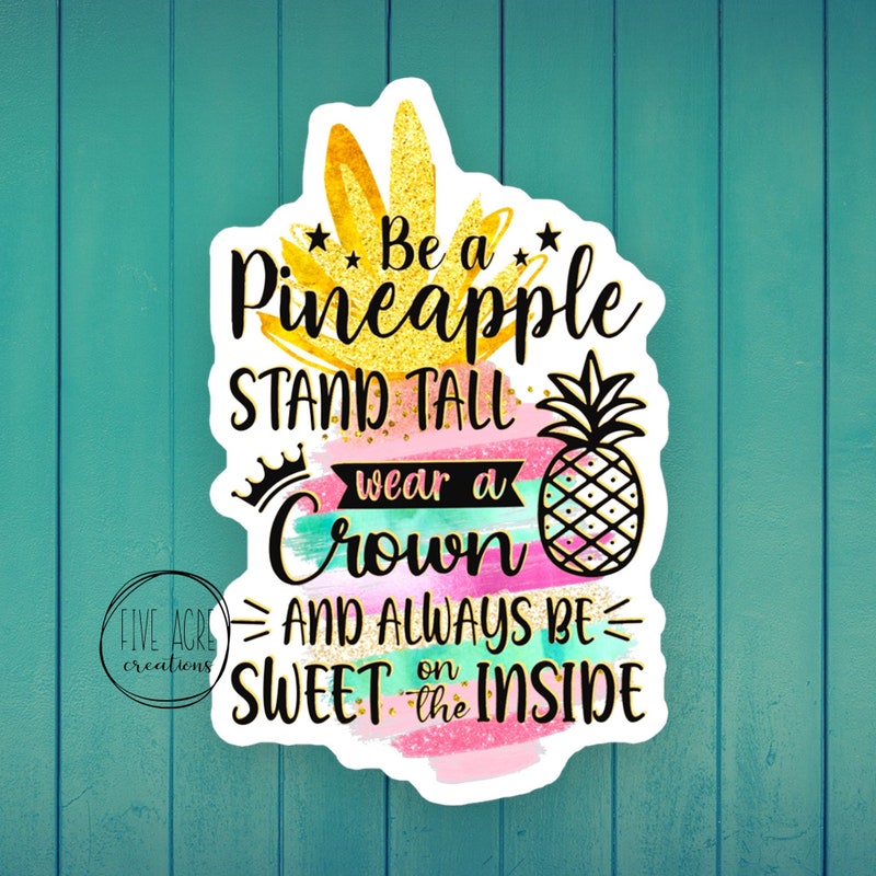Pineapple Sticker - Etsy