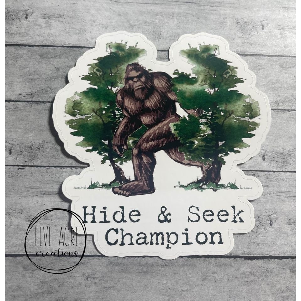Funny Bigfoot Sticker Waterproof and Weatherproof Car - Etsy