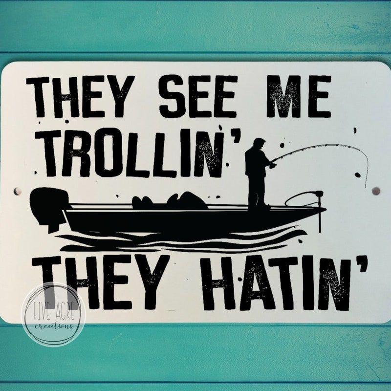Funny Fishing Signs - Etsy